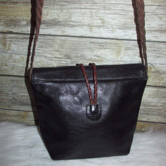 L.J.S Collection | Bags | Vintage Ljs Collection Black Leather ...